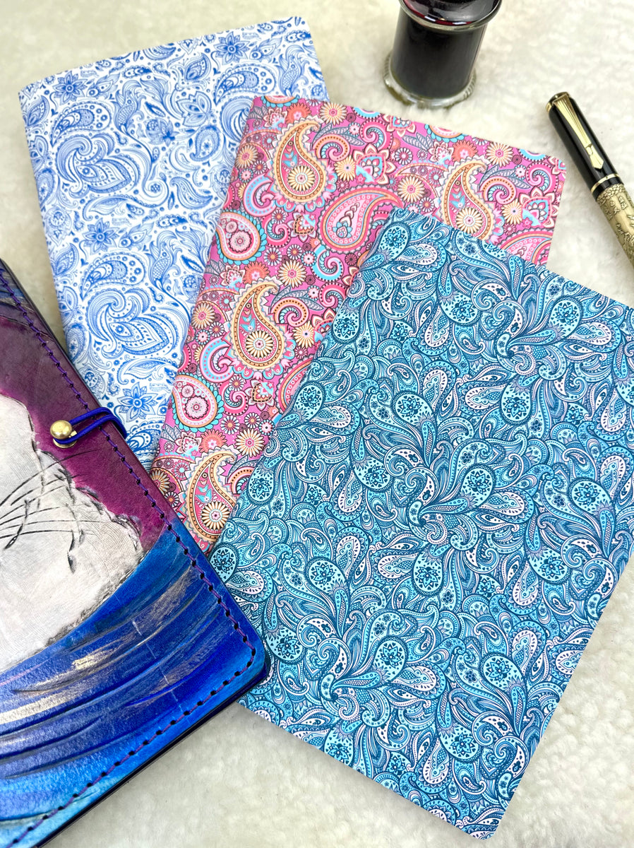 Retro Rockin' Paisley Softback Notebook - Multiple Sizes and Clairefon ...